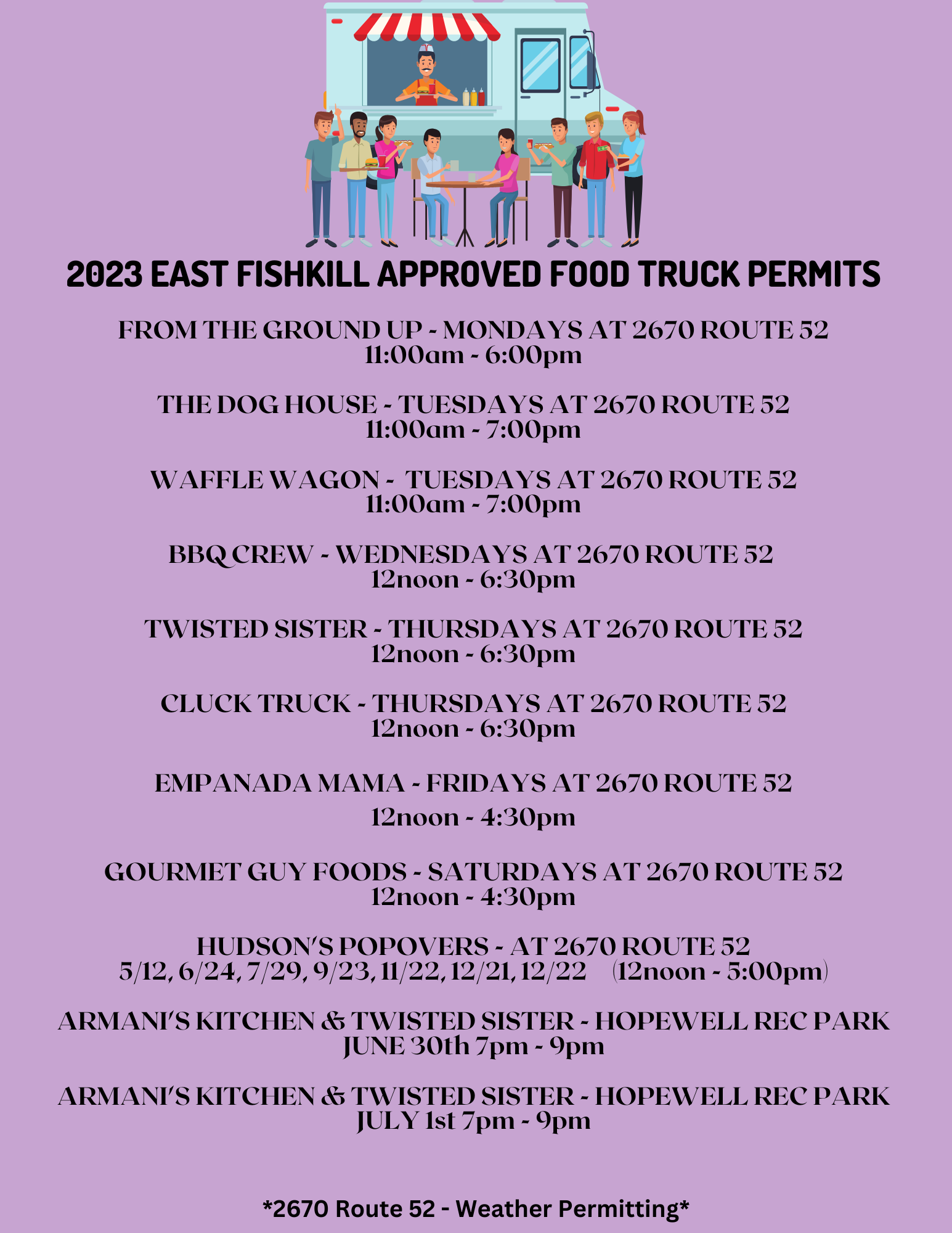 Food Trucks – East Fishkill