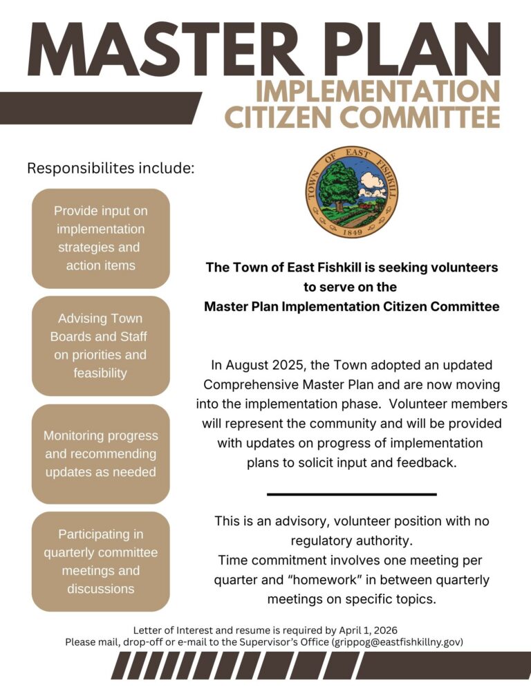 Employment Opportunities - East Fishkill